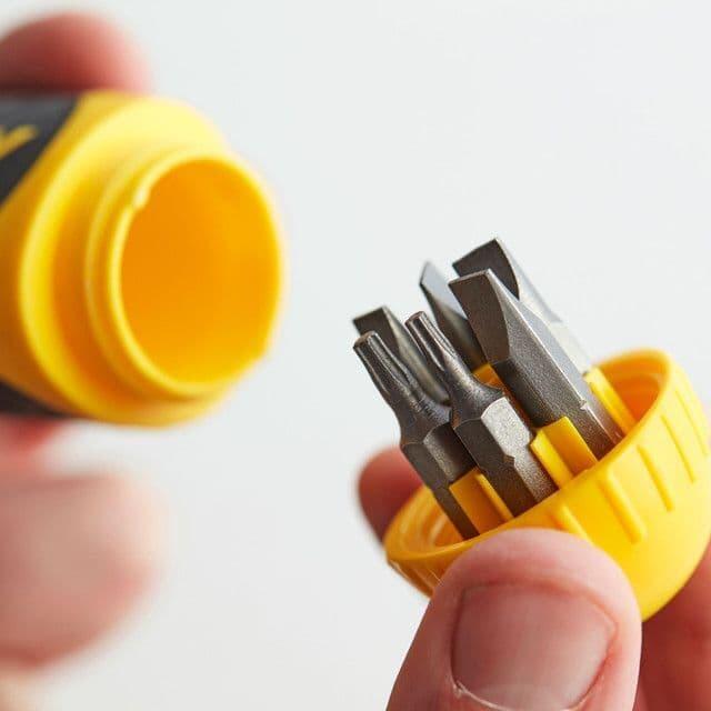 Stanley 0-68-010 Multibit Ratchet Screwdriver 10 Bits