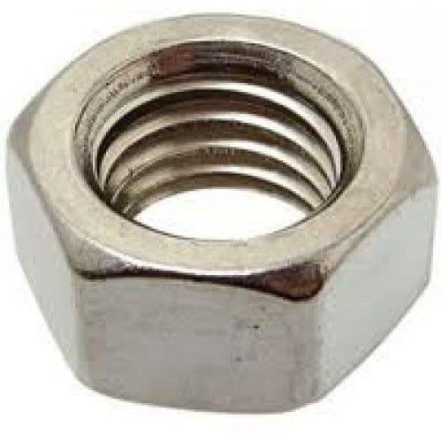 UNC Hexagon Full Nuts Self Colour to BS 1768 Gr1 & ANSI B 1822