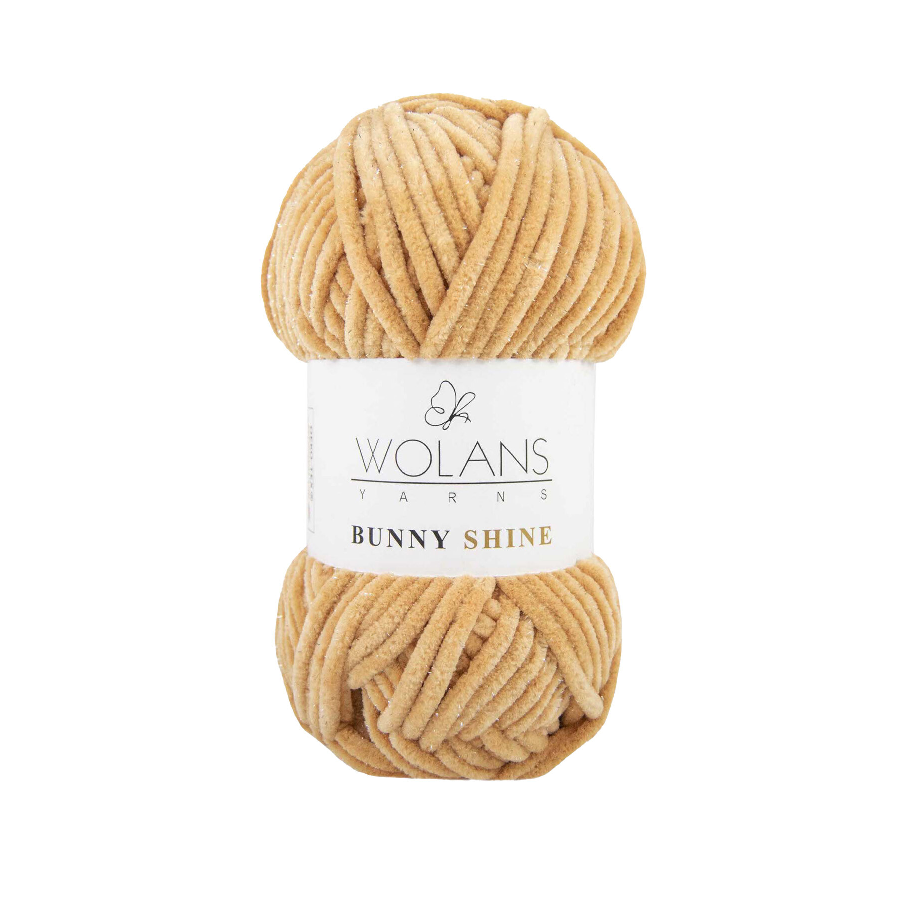 WY82018 Wolans Yarn Bunny Shine 92% Soft Polyester 8% Metallic 100g x 5 ...