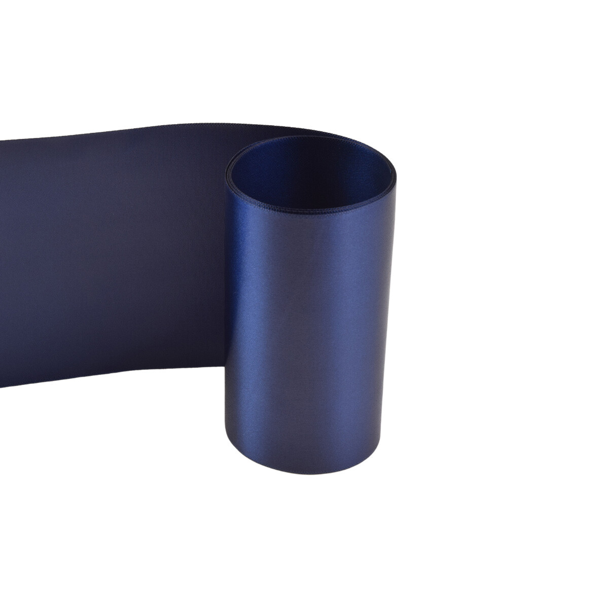 Single Satin Sash Ribbon 4 Inch/100mm Wide RC100-370 Navy