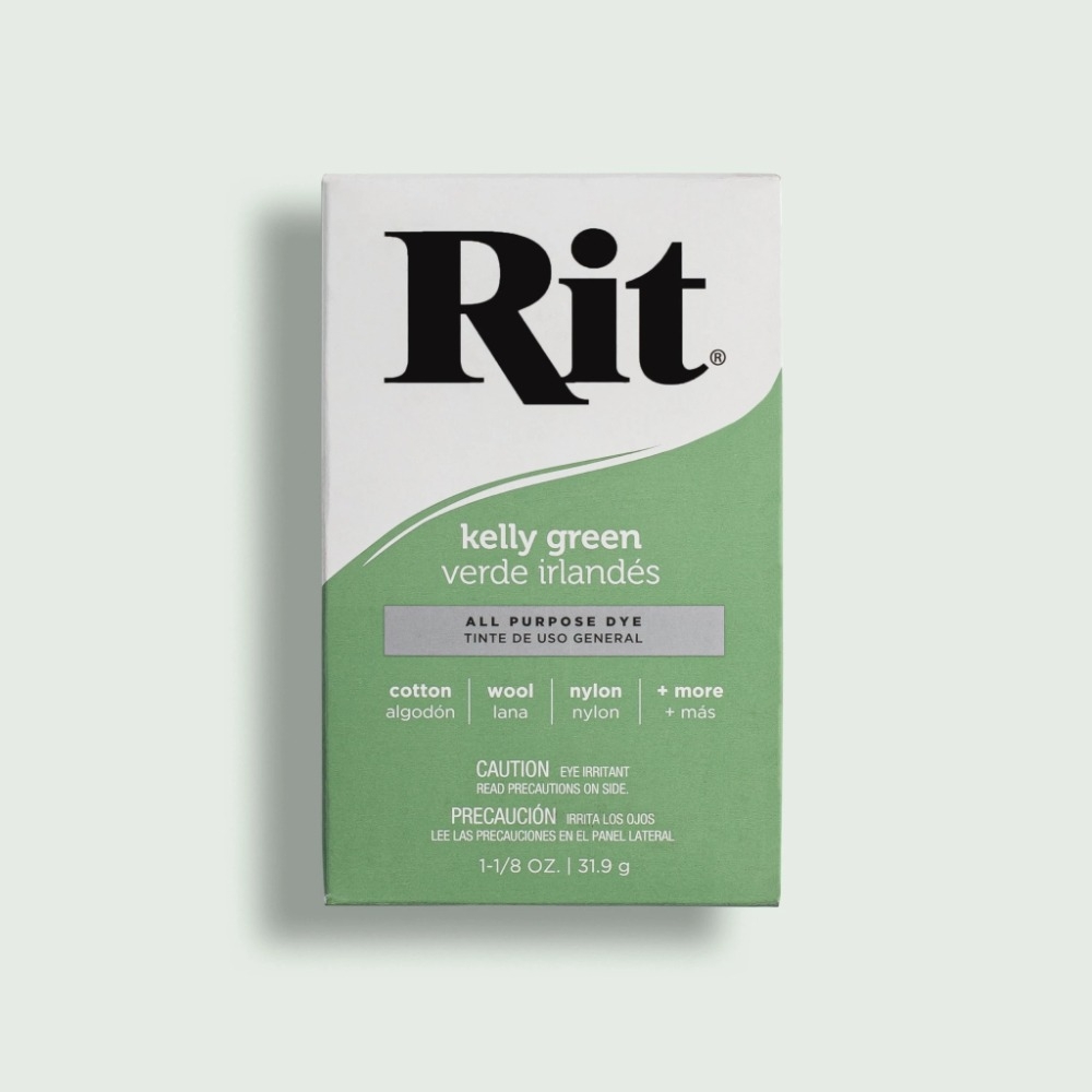 Rit Dye Powder RITDP-32 Kelly Green 31.9 Gram Box