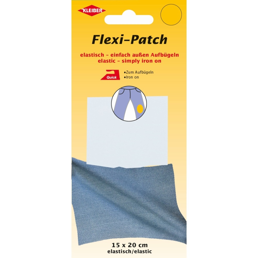 Flexi Patches Iron On 1 Piece Card K303-10 White