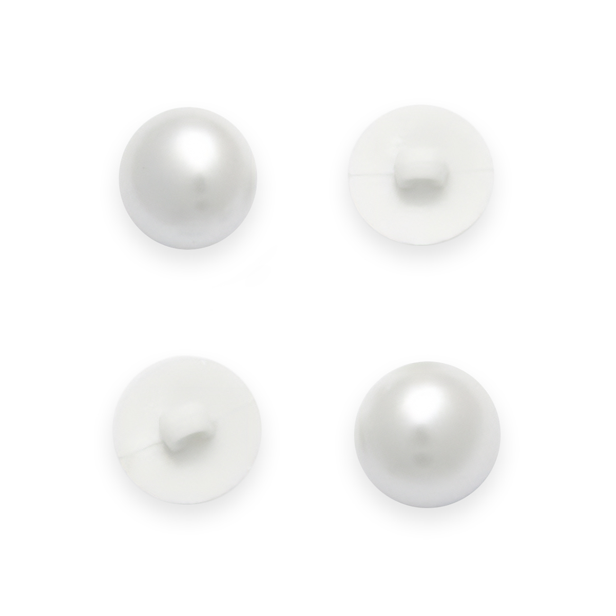 Pearl Shank Buttons 11mm 100 Piece Bag G98011