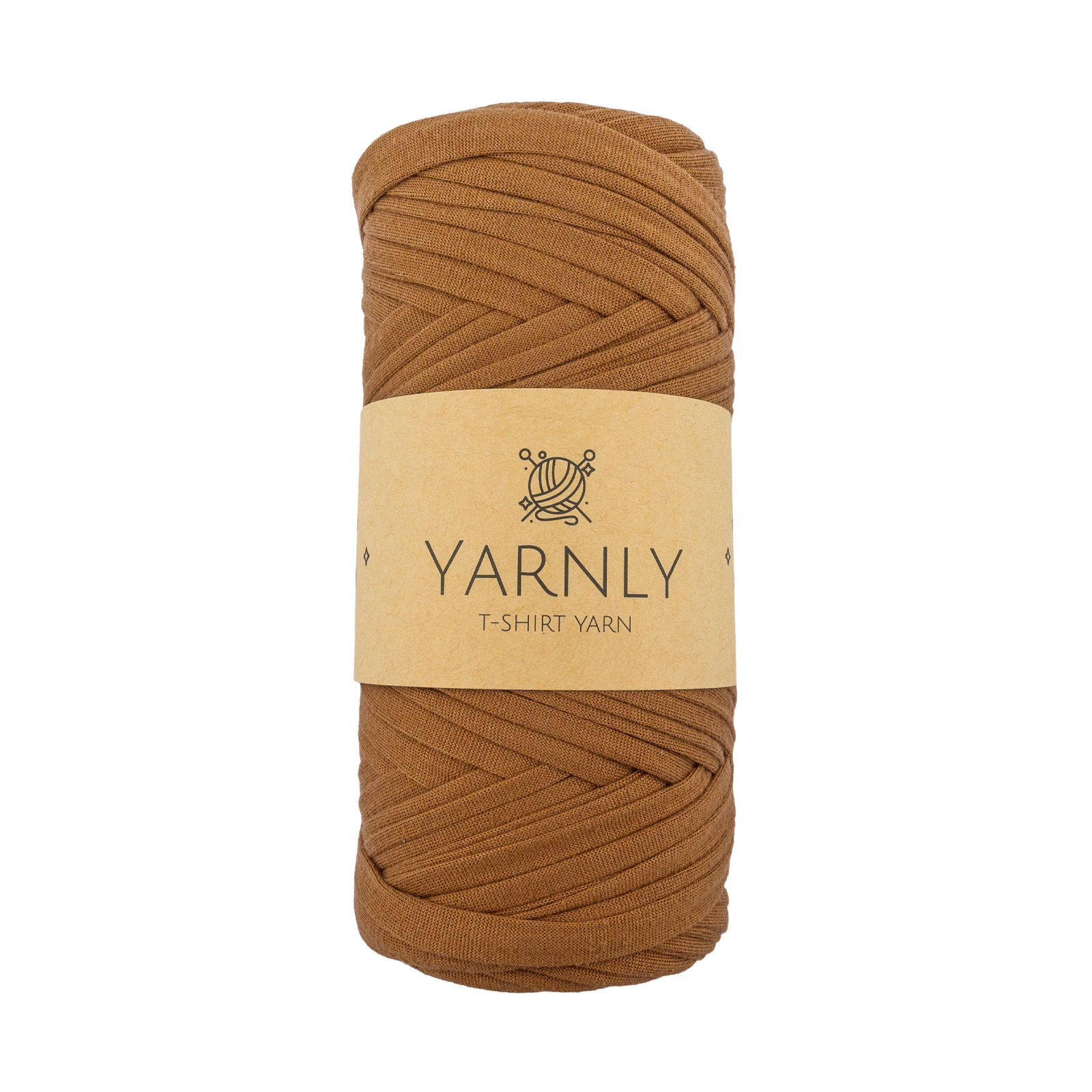 Polyester T-Shirt Yarn Brown 200g Ball YN-TS200-15 Wholesale Yarn