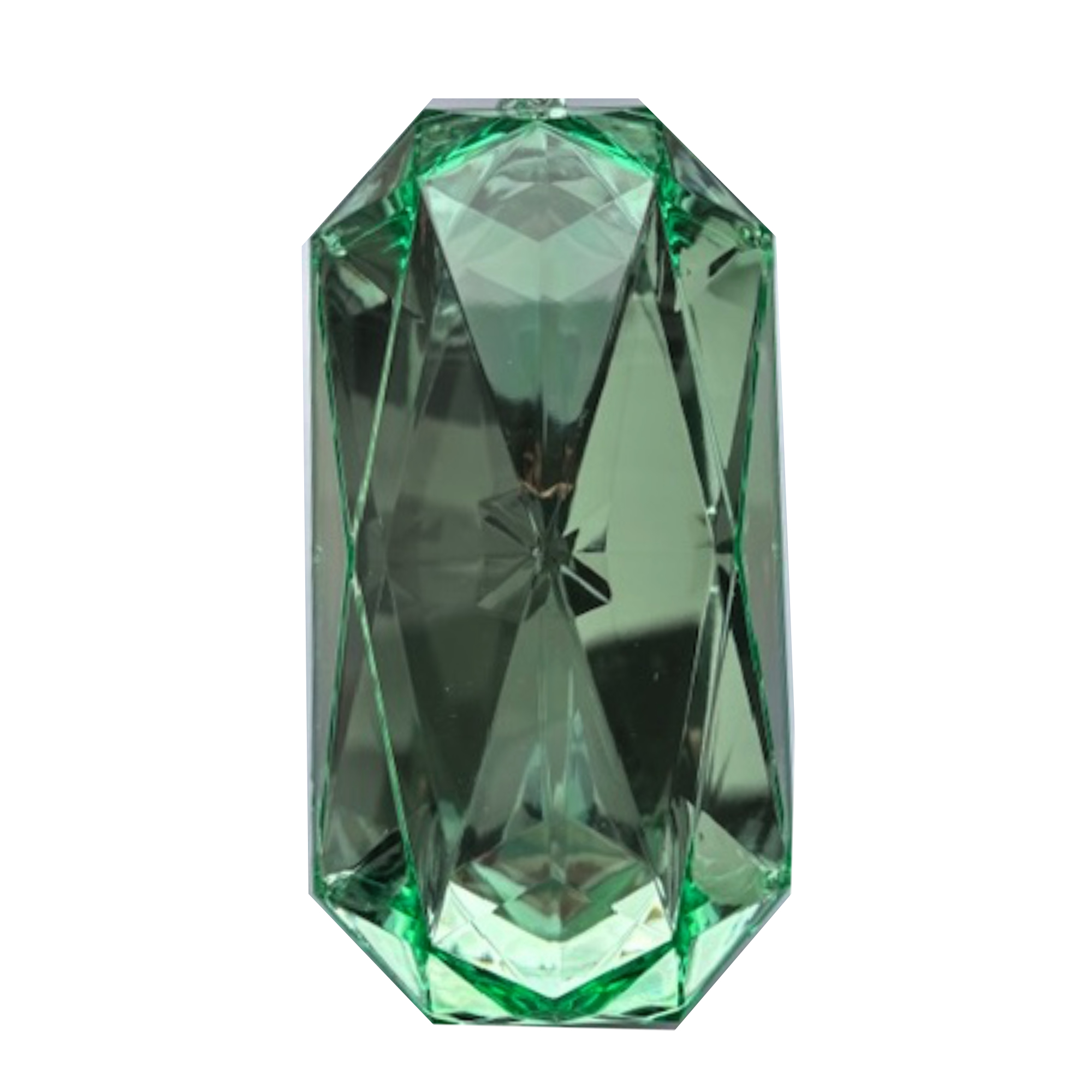 Rectangle Acrylic Jewel 9" x 4.5" x 4" Mint JTL-RJ-MNT