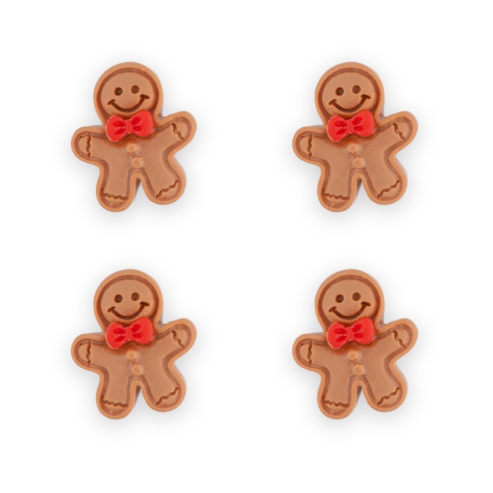 Gingerbread Man Button 23mm 50 Piece Pack NDL1Q