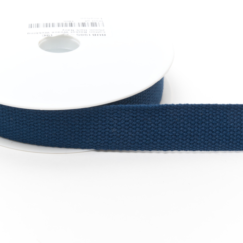 Cotton Basket weave Webbing 30mm x 10m RUB1905-30