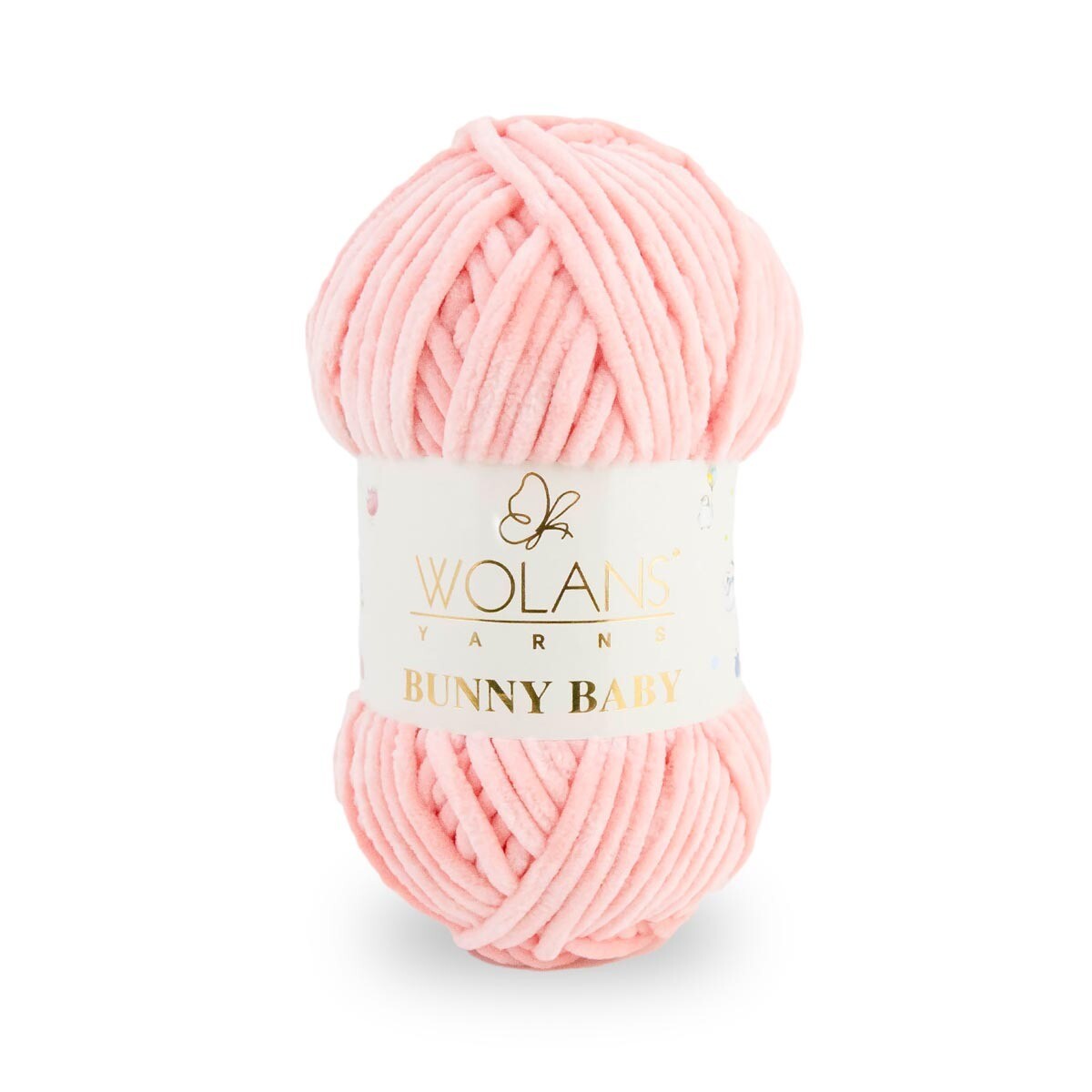 WY10021 Wolans Yarn Bunny Baby 100% Polyester 100g x 5 Balls Salmon Wolans