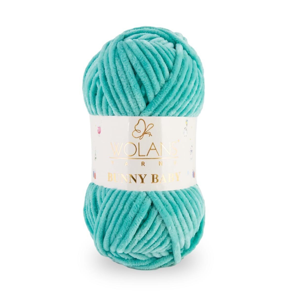 WY10056 Wolans Yarn Bunny Baby 100% Polyester 100g x 5 Balls Emerald Wolans