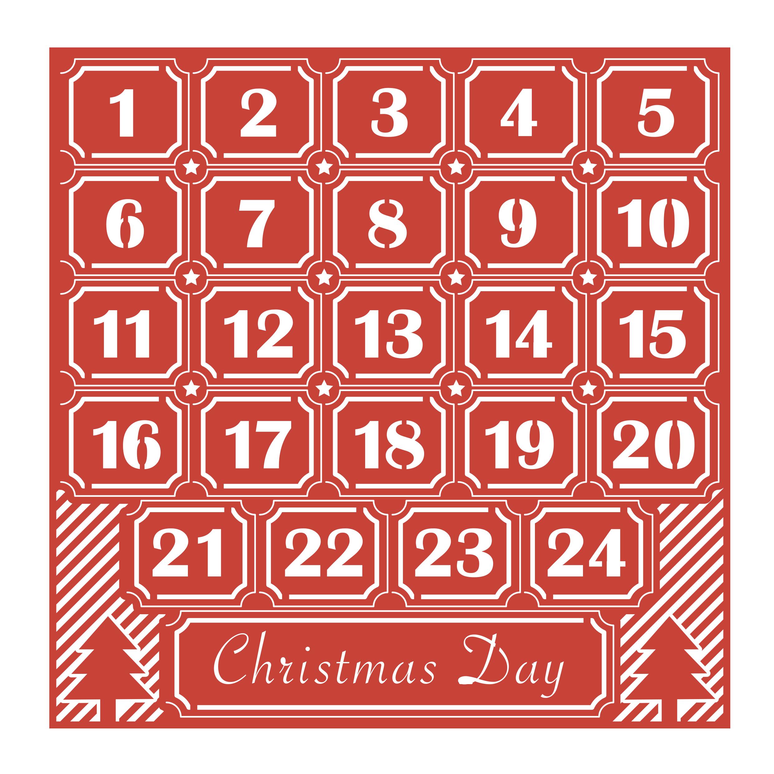 First Edition Die Craft-A-Card Advent Calendar FEDIE261