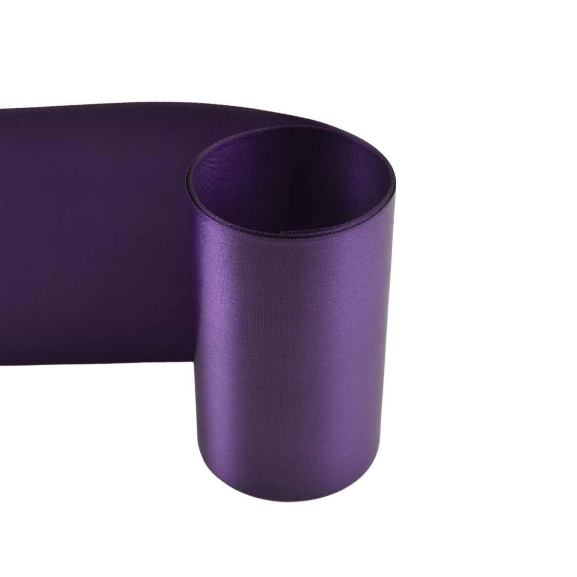 Single Satin Sash Ribbon 4 Inch/100mm Wide RC100-590 Regal Purple