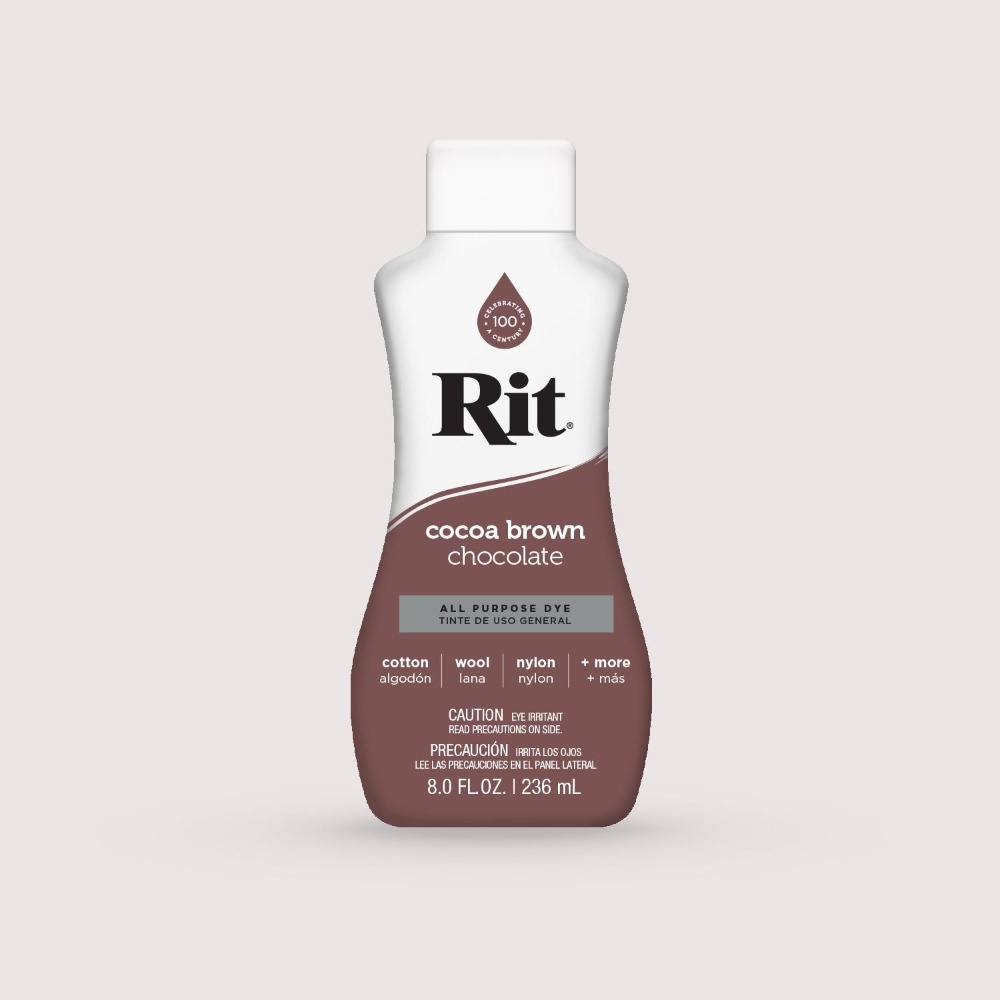 Rit Dye Liquid RITDL-20 Cocoa Brown 236ml Bottle
