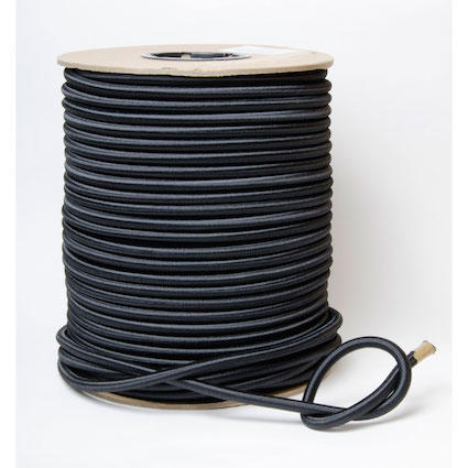 2958604 Elastic Shock Cord 4mm x 50m Black