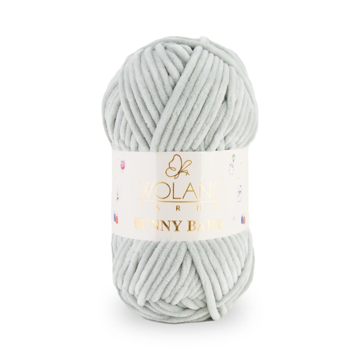 WY10033 Wolans Yarn Bunny Baby 100% Polyester 100g x 5 Balls Rock Wolans