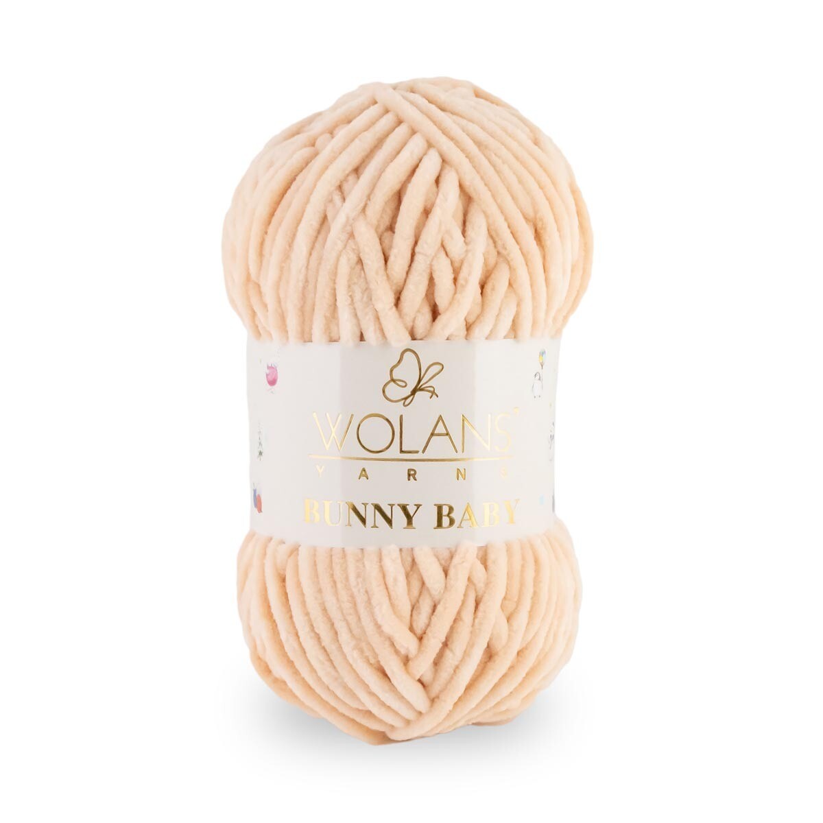 WY10042 Wolans Yarn Bunny Baby 100% Polyester 100g x 5 Balls Shell Wolans