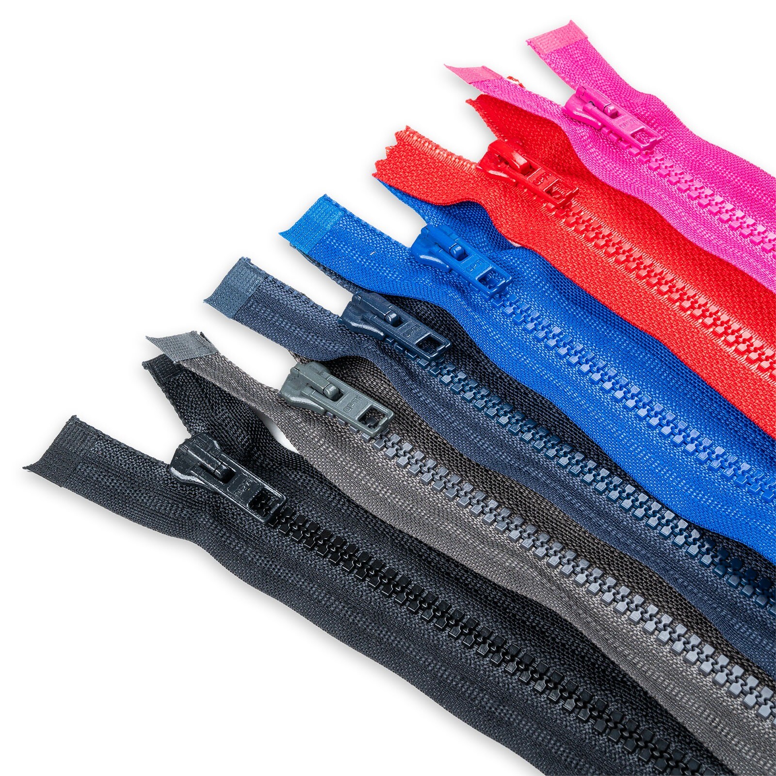 VSO5616 Plastic Open End Zips 41cm 16"