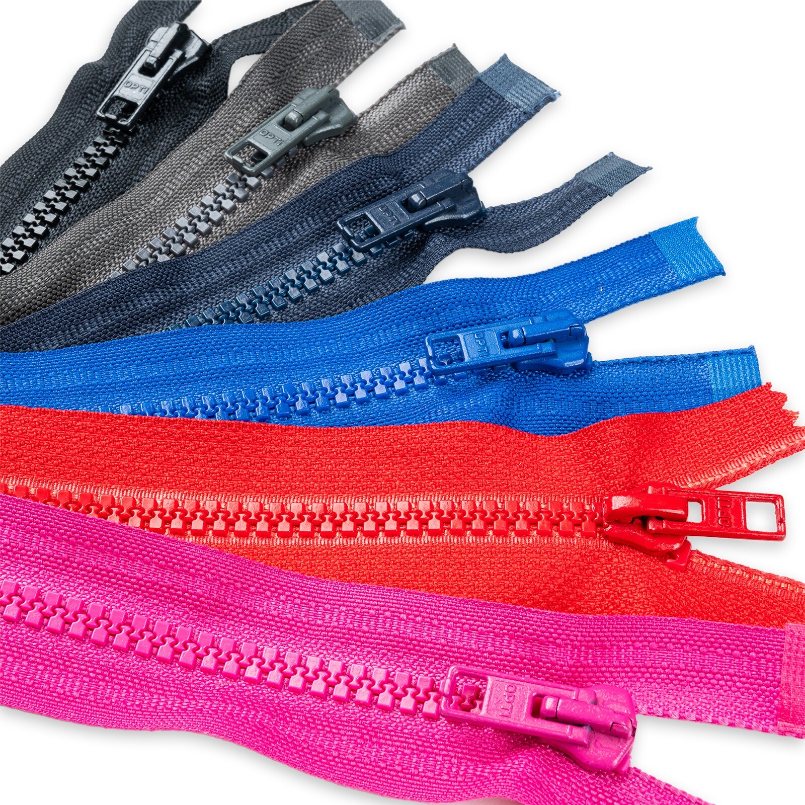 VSO5624 Plastic Open End Zips 61cm 24"