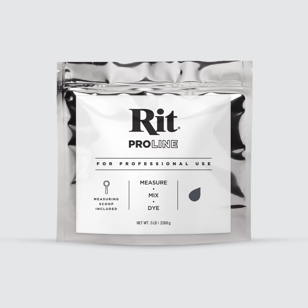 Rit Dye Powder Proline RITPL5-15 Black 2.268 Kilogram Sachet ( 5lb )