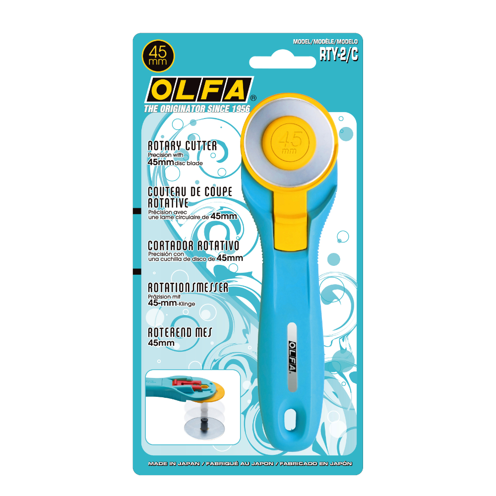 Rotary Cutter Aqua 45mm RTY-2C/Aqua Olfa