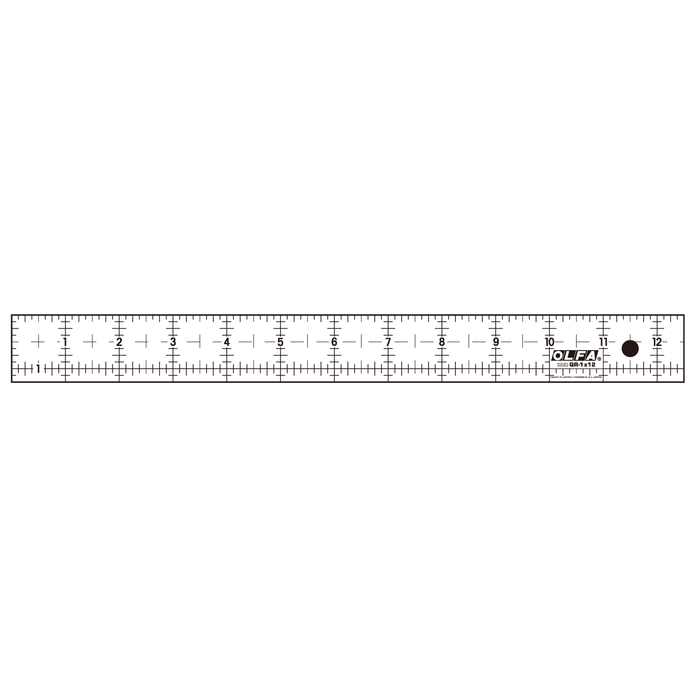 Quilting Ruler 1" x 12" QR-1X12 Olfa