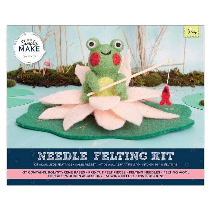 Needle Felting - Frog - Simply Make - DSM106647
