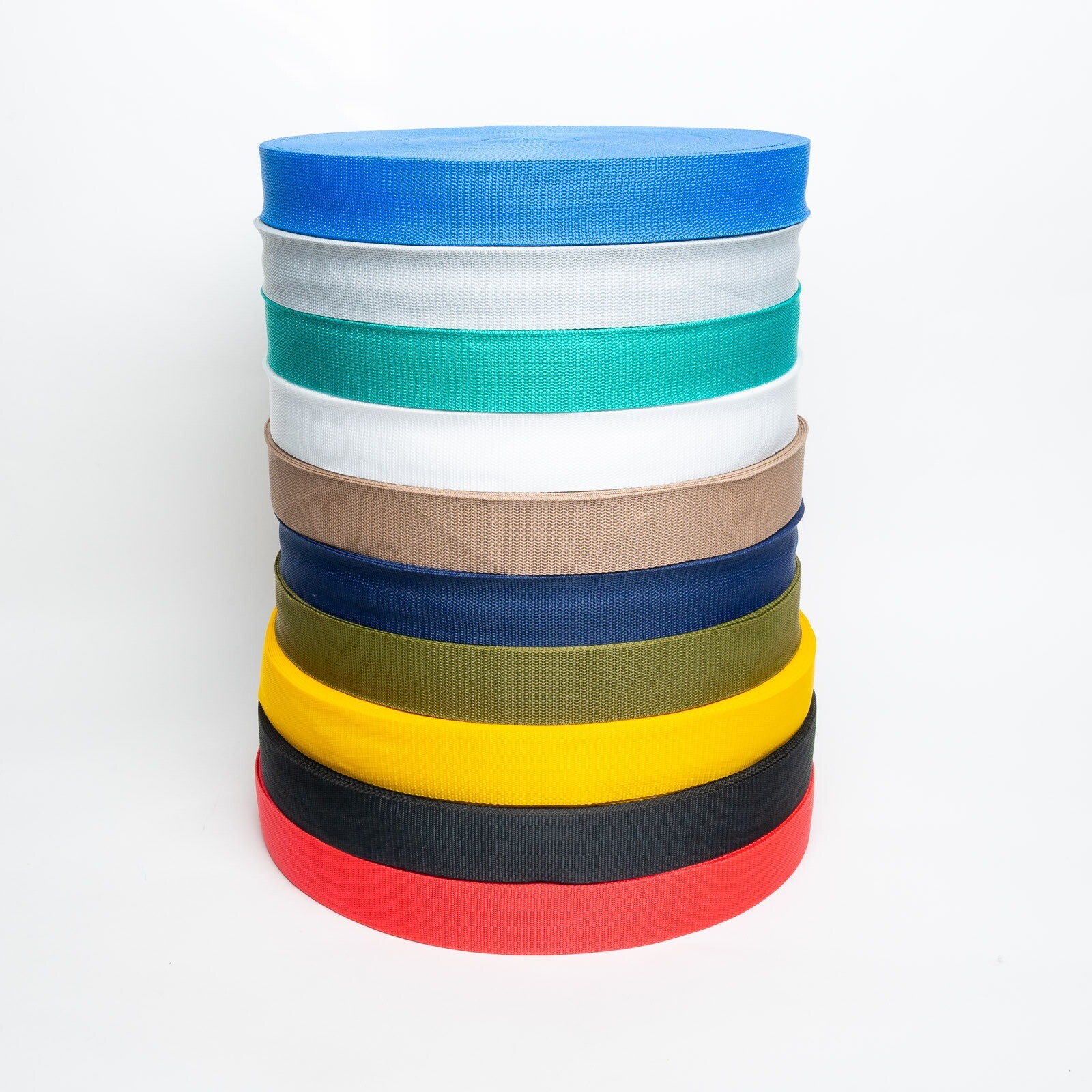 PW50BULK Economy Polypropylene Webbing Black 50mm x 100m