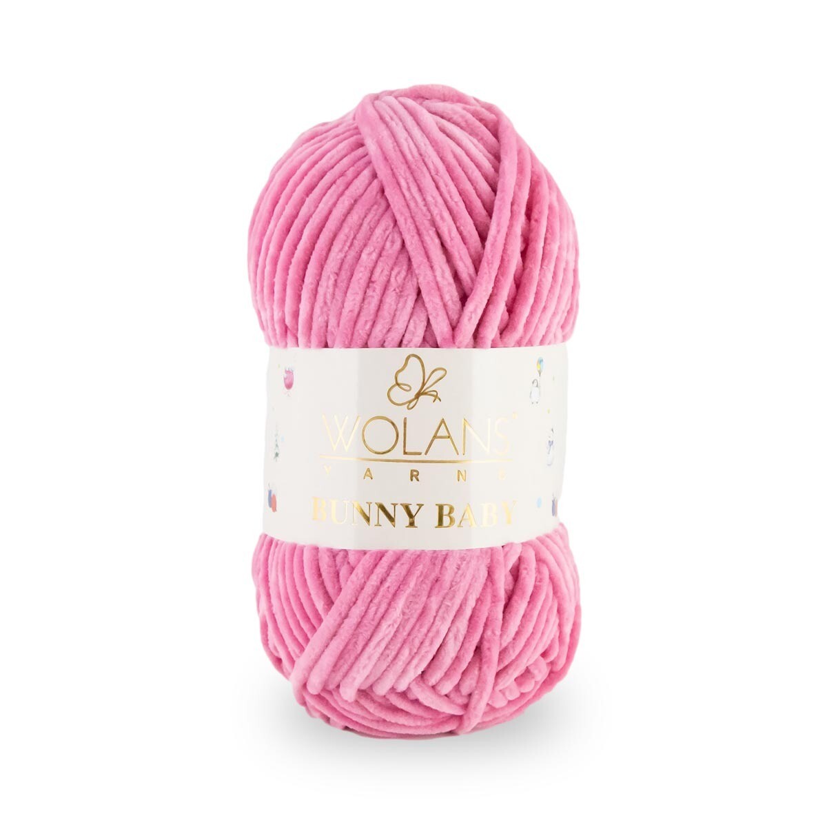 WY10031 Wolans Yarn Bunny Baby 100% Polyester 100g x 5 Balls Rose Wolans