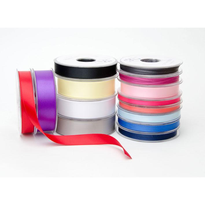 Value Double Satin Ribbon 25mm x 20m SR140125 Super Ribbons
