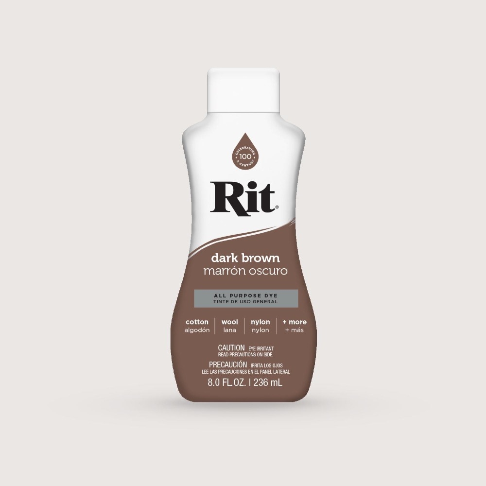 Rit Dye Liquid RITDL-25 Dark Brown 236ml Bottle