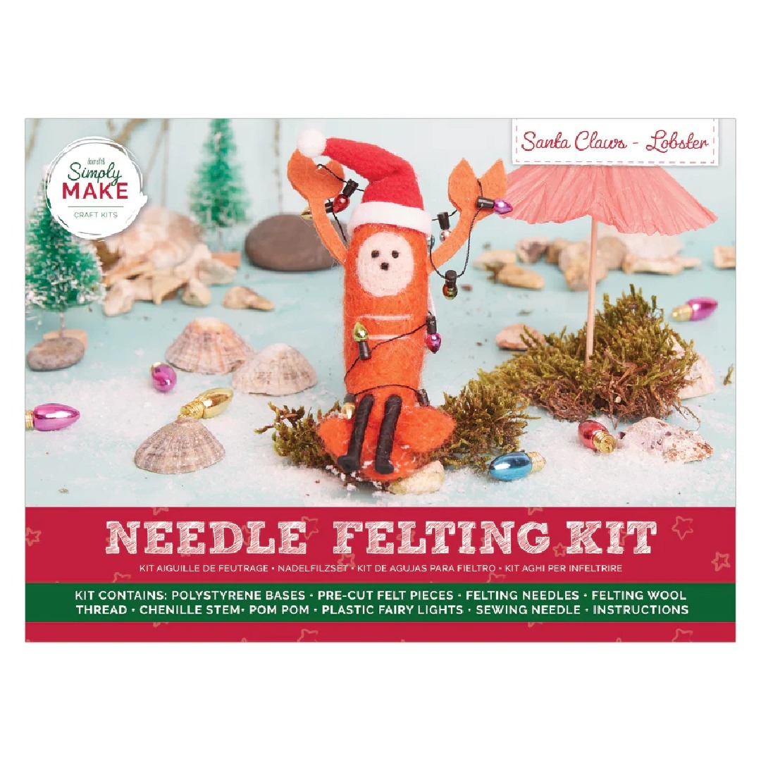 Needle Felting - Santa Claws - Lobster - Simply Make - DSM106624