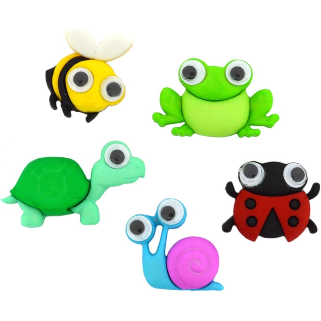 DIU10416 - Dress It Up! Buttons - Wild and Wacky Googly Eye Outdoor ...