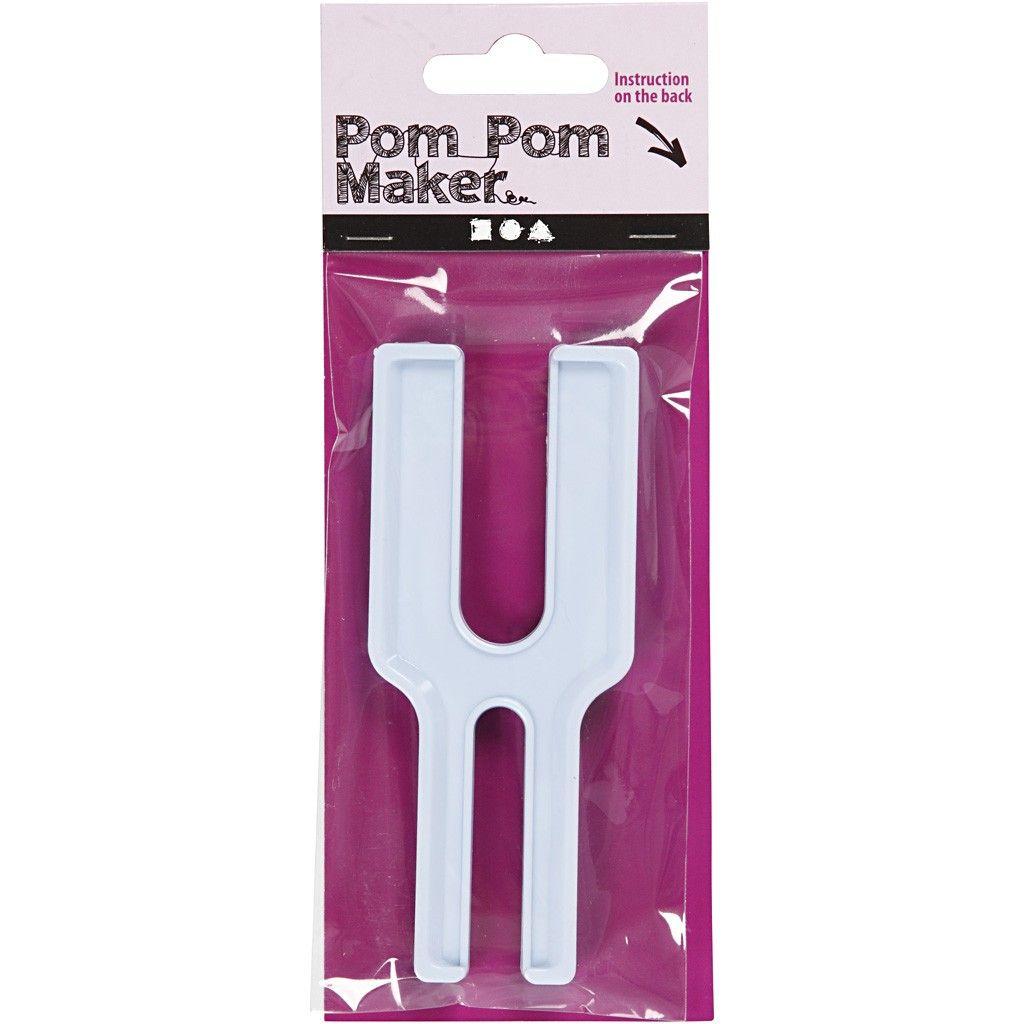 Pom-Pom Making Tool, L:12cm, W:5cm, 1pc. - CC46138