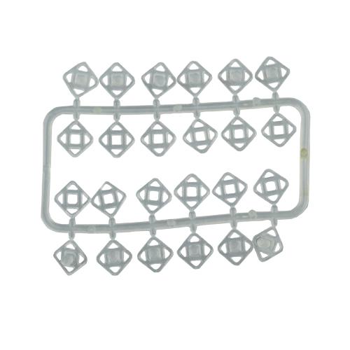 74501 Plastic Snap Fastener 15mm Opaque