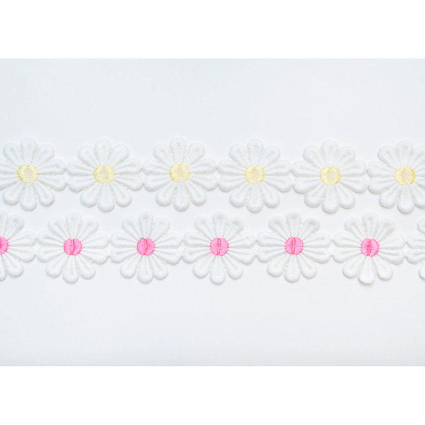 Large Daisy Trim 5cm Wide Daisy x 13.7m MG26