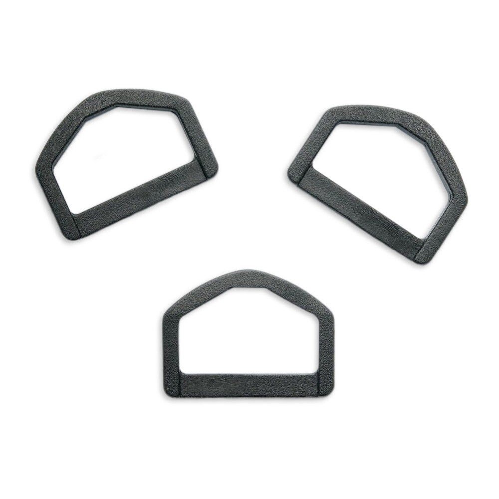 Plastic D Ring Black 25mm DRING25B Bulk Bag 1000pcs