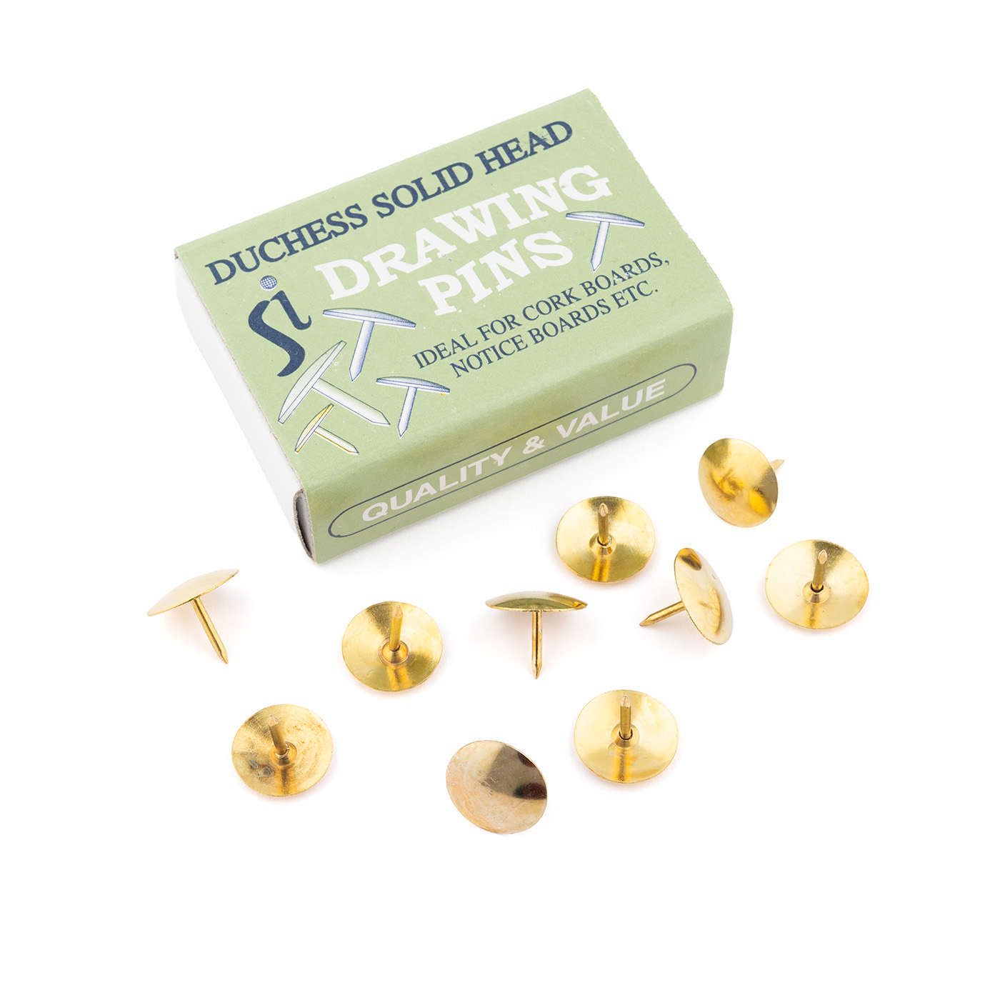 Drawing Pins Solid Head 50 Piece Pack DPL
