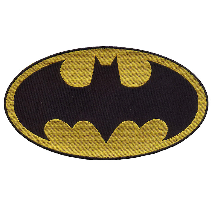 X-Large Iron-On Batman Motif **195mm x 110mm** SI-7764 DC