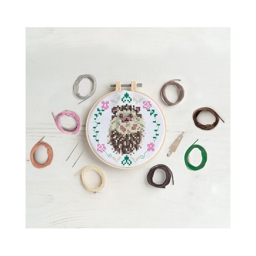 Cross Stitch Kit - Hedgehog - Simply Make - DSM106225