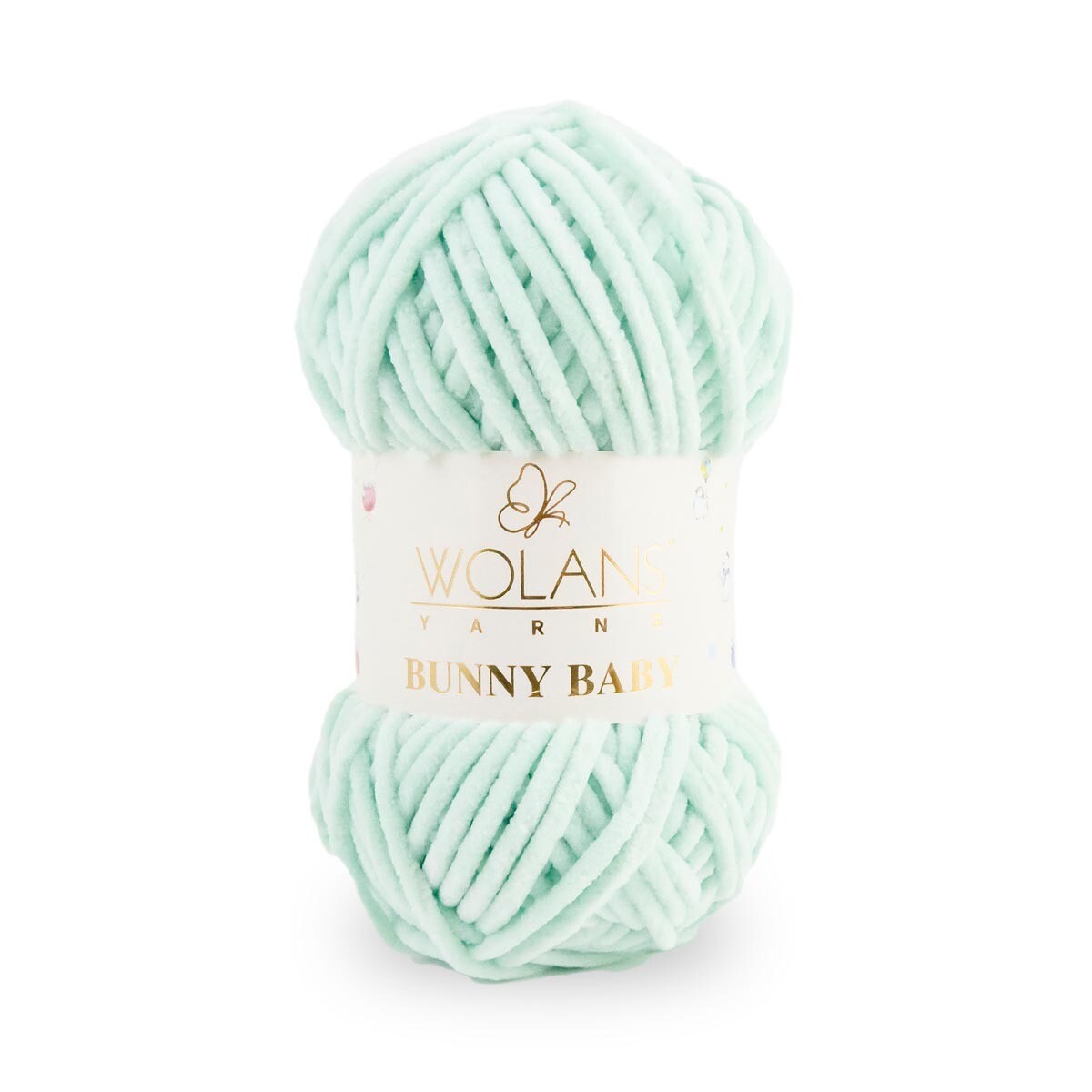 WY10023 Wolans Yarn Bunny Baby 100% Polyester 100g x 5 Balls Mint Wolans