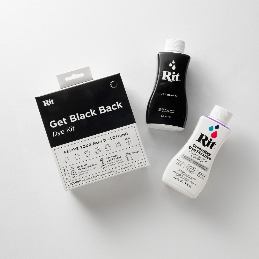 RITBTB Rit Dye Get Black Back Dye Kit