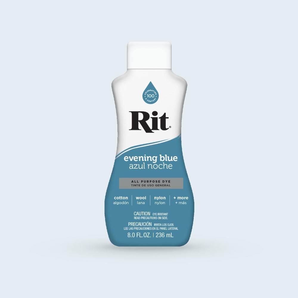 Rit Dye Liquid RITDL-27 Evening Blue 236ml Bottle