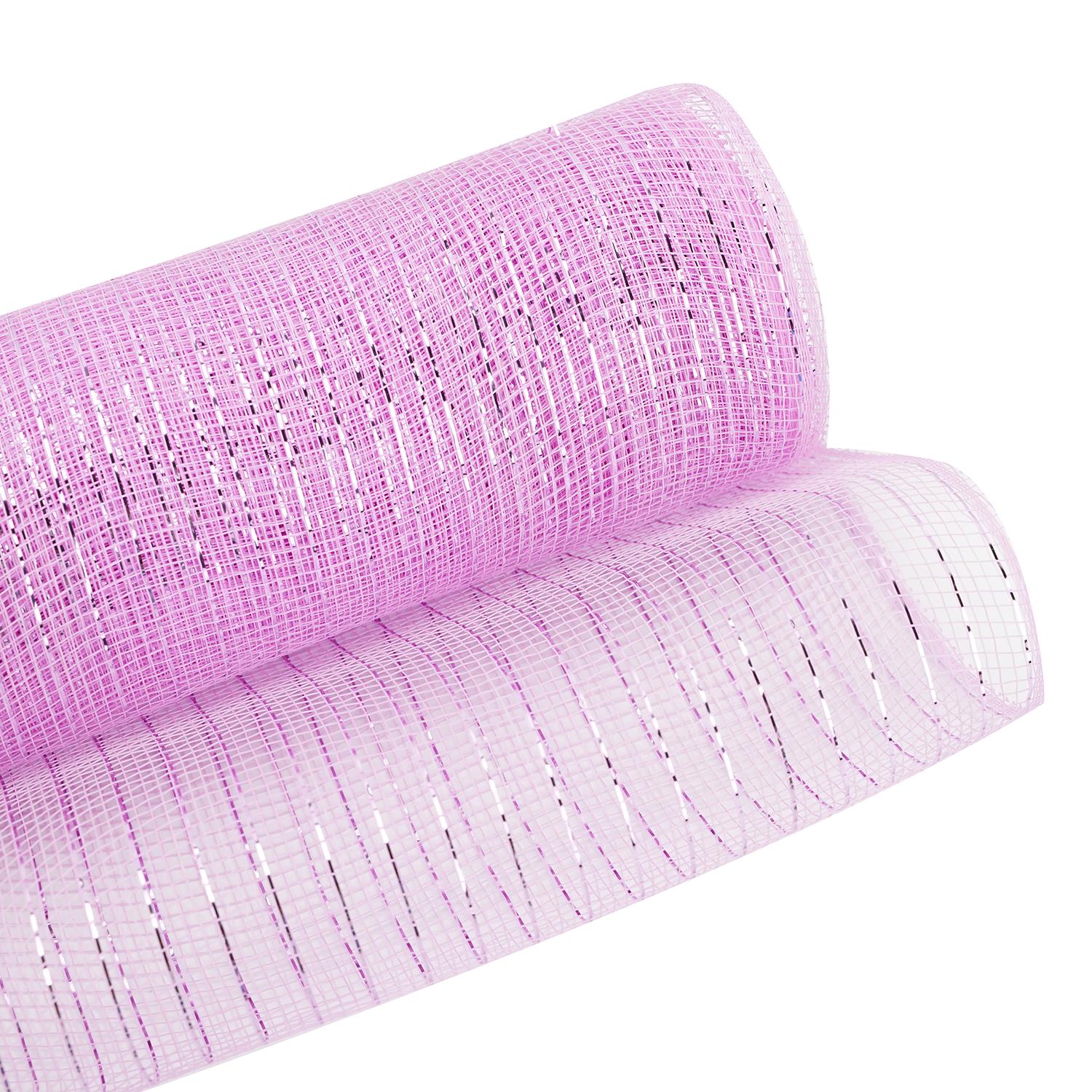 Metallic Decorative Poly Mesh 25cm x 10y HDM25M Habicraft