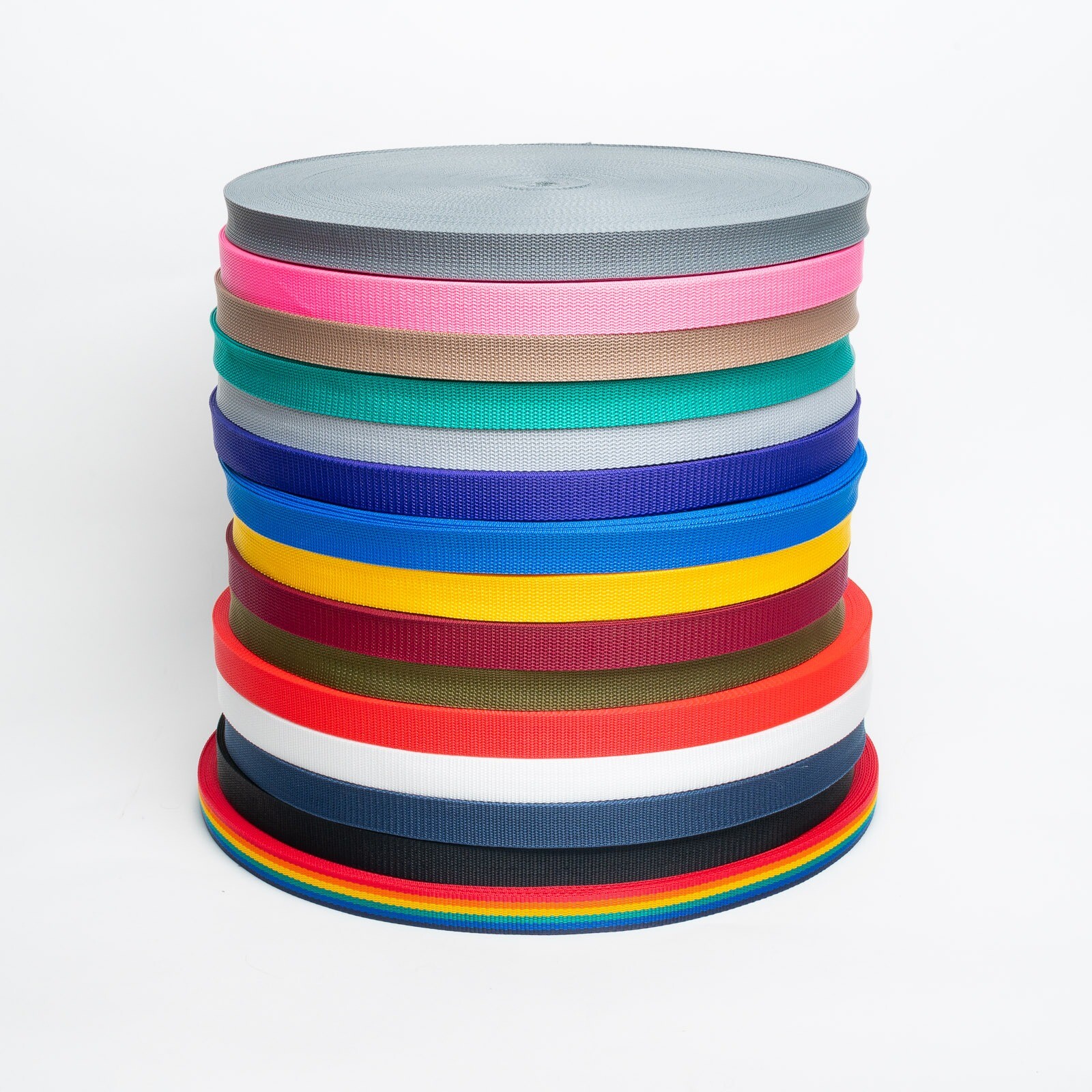 PW25BULK Economy Polypropylene Webbing 25mm x 100m