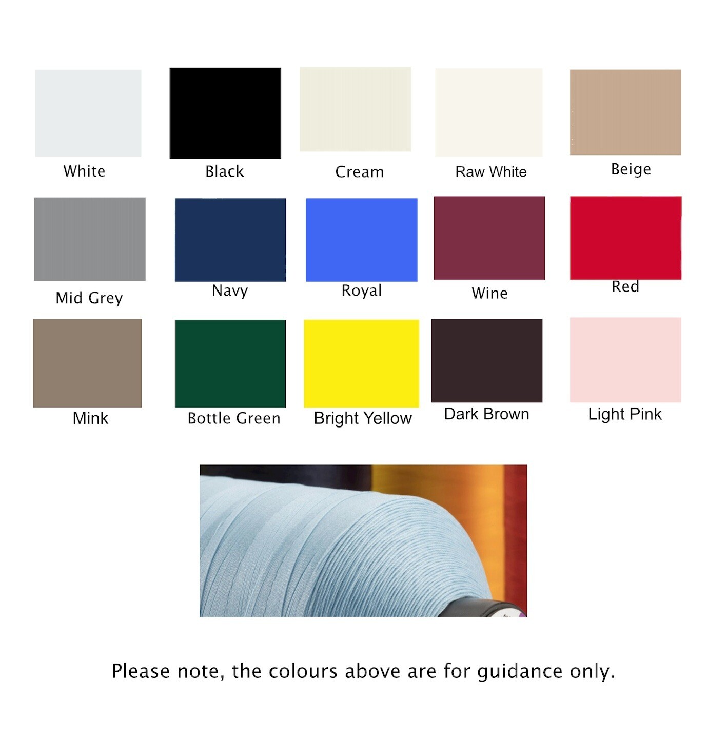 BN40 - Bonded Nylon Thread 40's - 500m