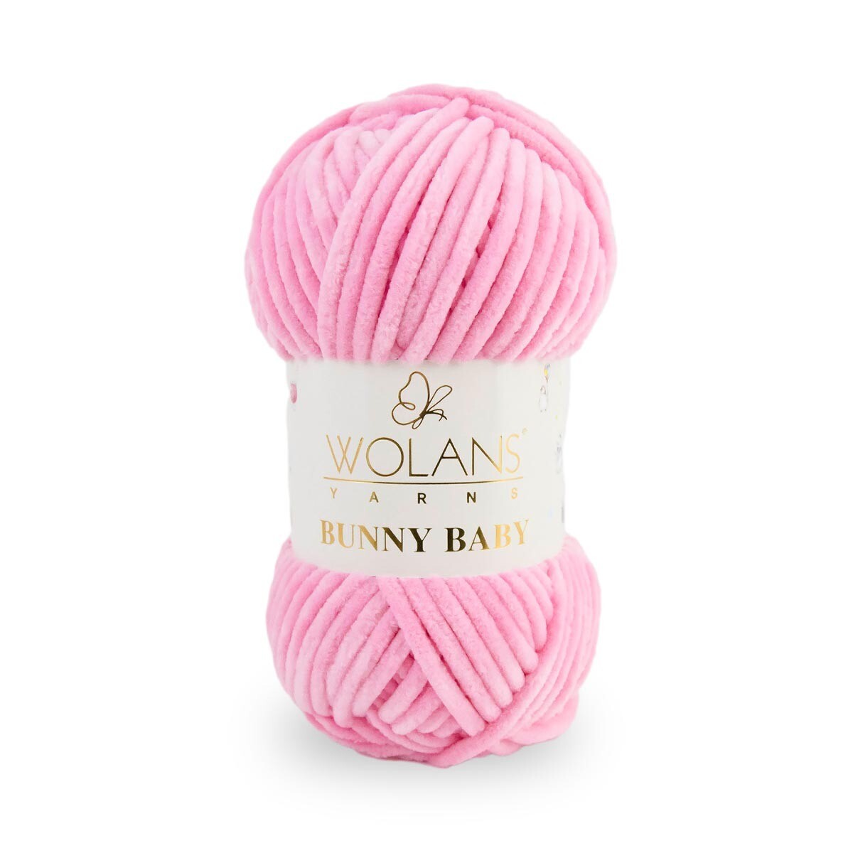WY10006 Wolans Yarn Bunny Baby 100% Polyester 100g x 5 Balls Dark Pink ...