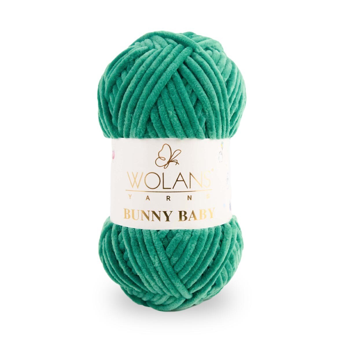 WY10026 Wolans Yarn Bunny Baby 100% Polyester 100g x 5 Balls Green Wolans