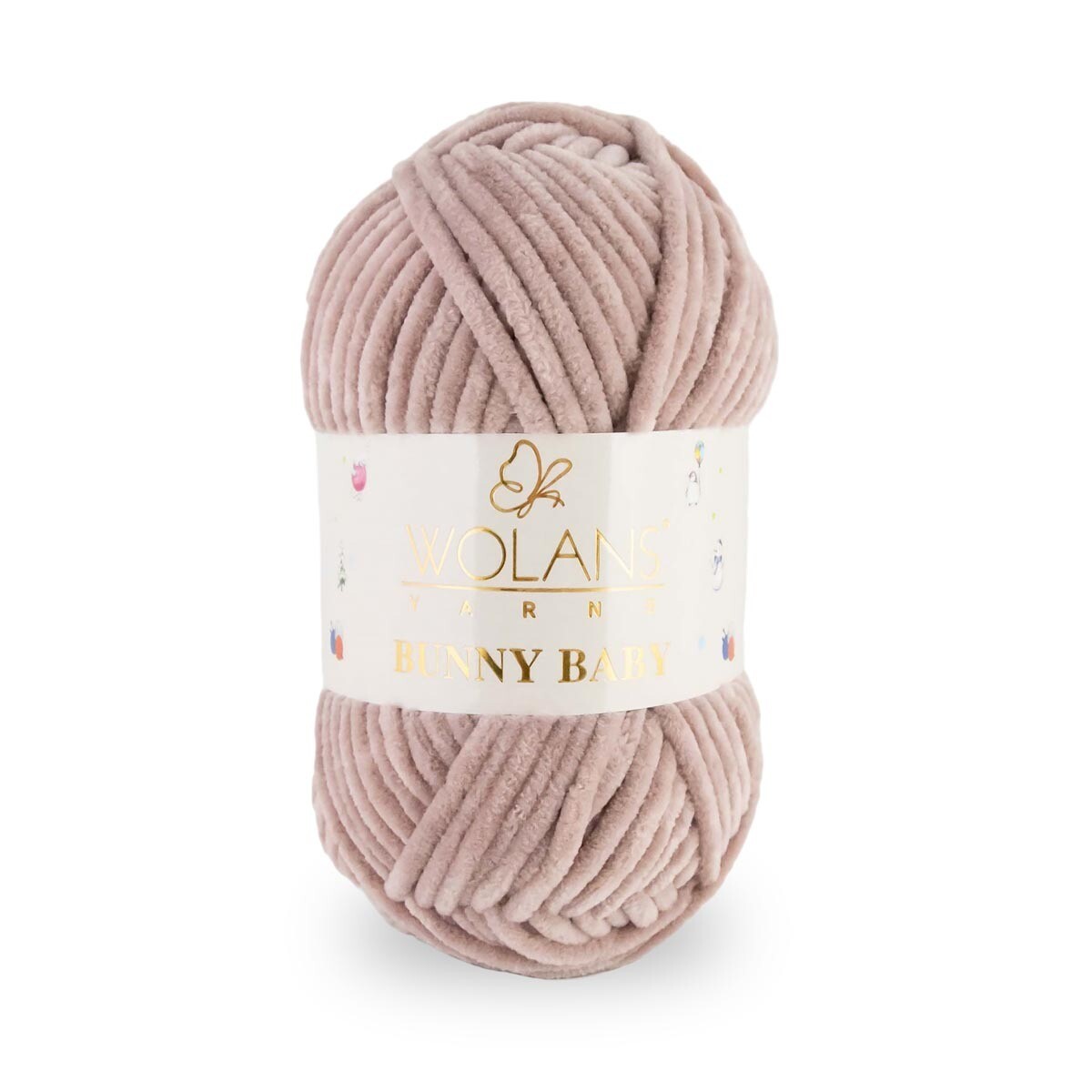 WY10053 Wolans Yarn Bunny Baby 100% Polyester 100g x 5 Balls Dark ...
