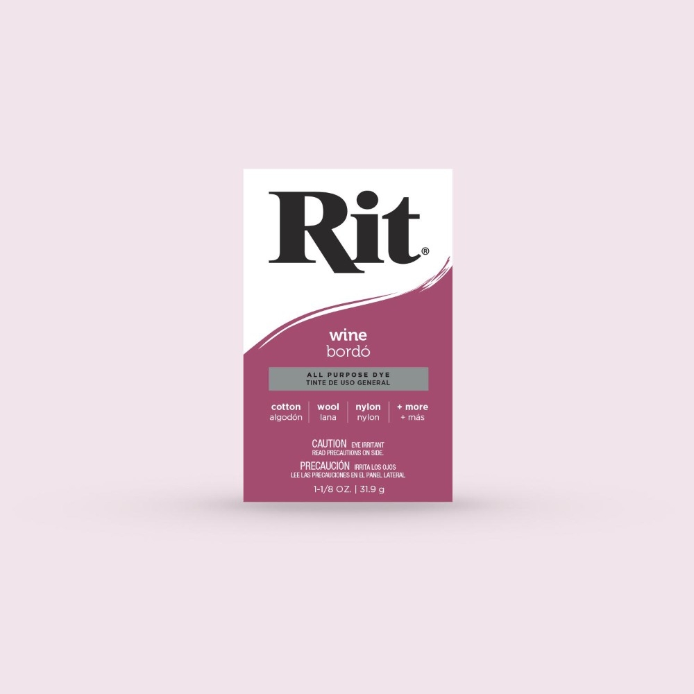 Rit Dye Powder RITDP-10 Wine 31.9 Gram Box