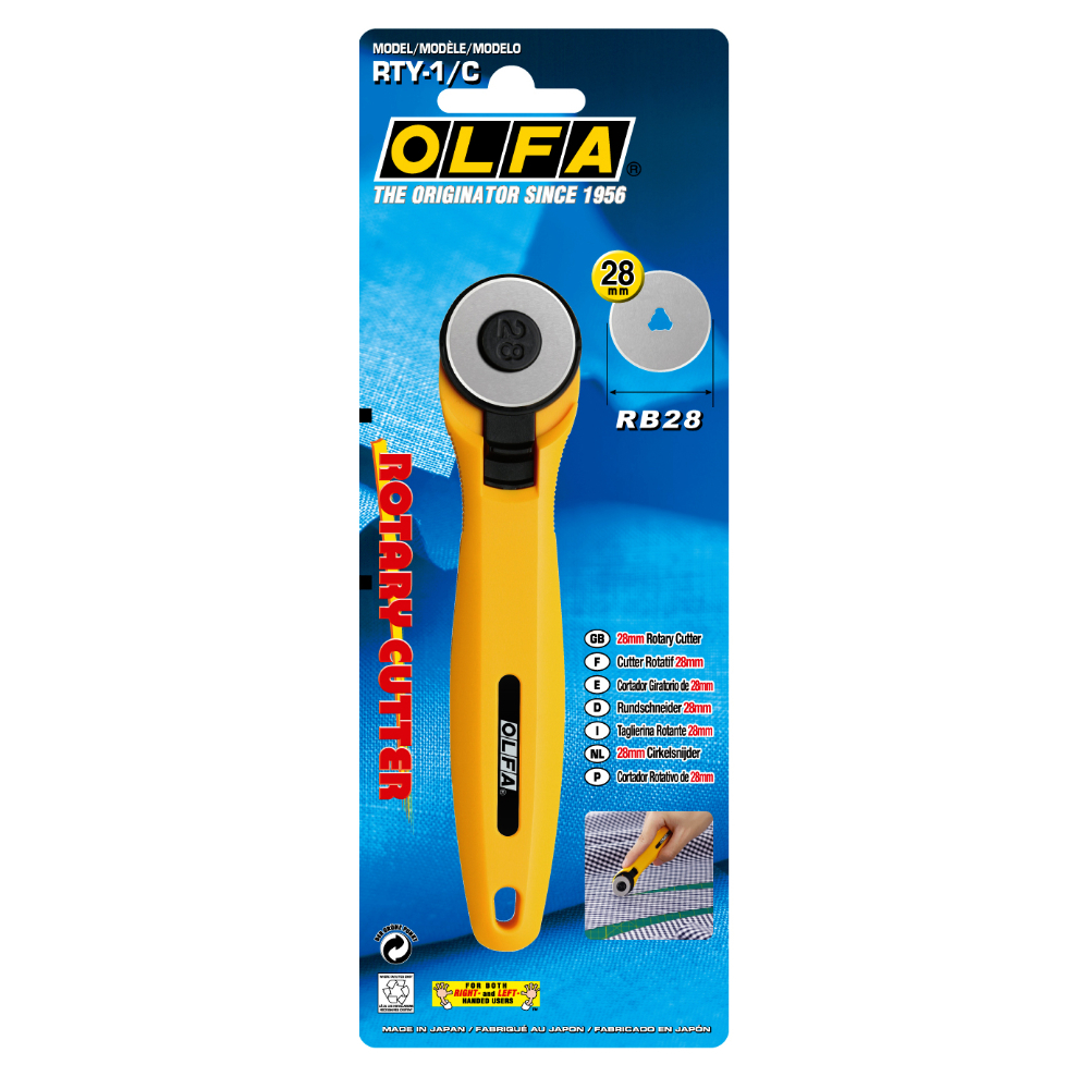 Rotary Cutter Yellow 28mm RTY-1/C Olfa