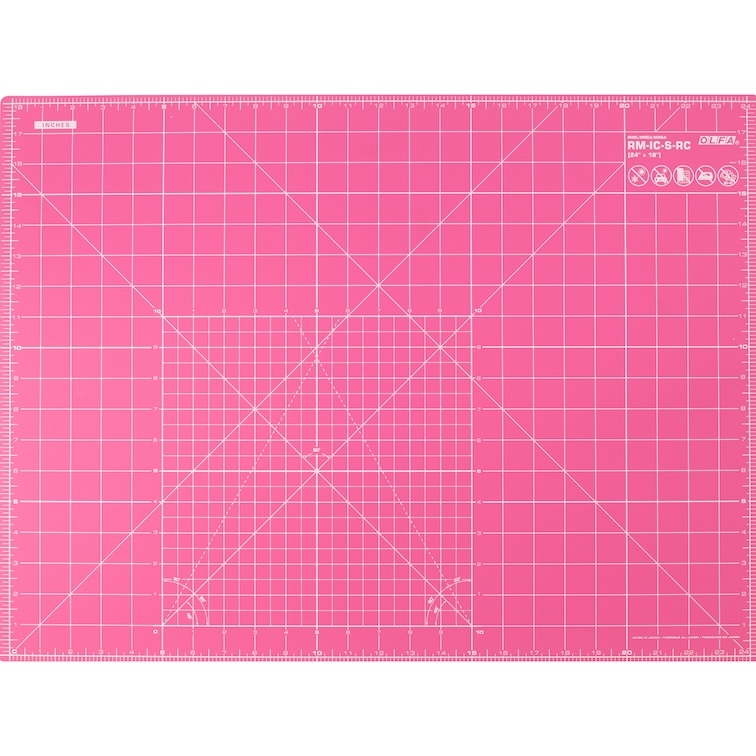Cutting Mat Pink 60cm x 45cm RM-IC-S/PIK-RC Olfa